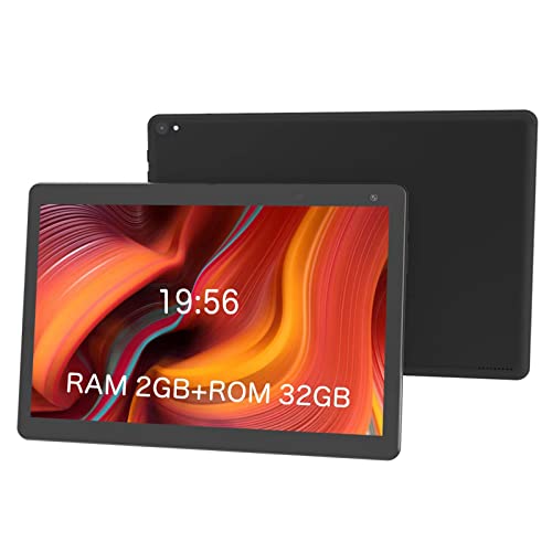 10 inch Tablet Android Tablets 32GB ROM 2GB RAM Tablet Computer 6000mAh Big Battery Battery Quad Core IPS Touchscreen Tablet PC WiFi Bluetooth, AM, FM