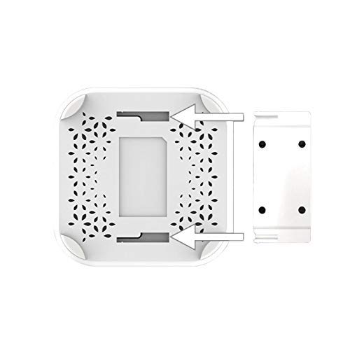 GL.iNet WiFi Router Holder Wall Mount with Screws, Compatible with Convexa GL-B1300 and GL-S1300 Home Wireless Gateway, Networking Device Bracket, Easy to Install (White)