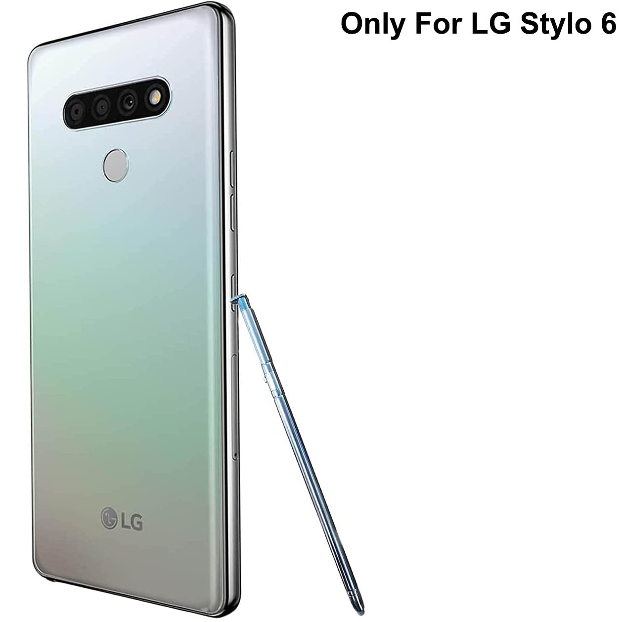 3 Pack LCD Touch Screen Stylus Pen Replacement Parts for LG Stylo 6,Stylo 6 Plus,Boost AT&T TracFone Verizon Xfinity T-Mobile Sprint Cricket (Holographic White)