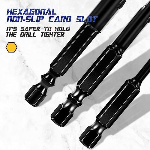 12-PCS Concrete Drill Bit Set & Masonry Drill Bit Set, Cement Drill Bits for Concrete Brick Wall, Tile Glass Ceramic, Masonry Drill Bit 1/8 to 1/2 inch Industrial Strength Carbide Cross Drill Bit Tip