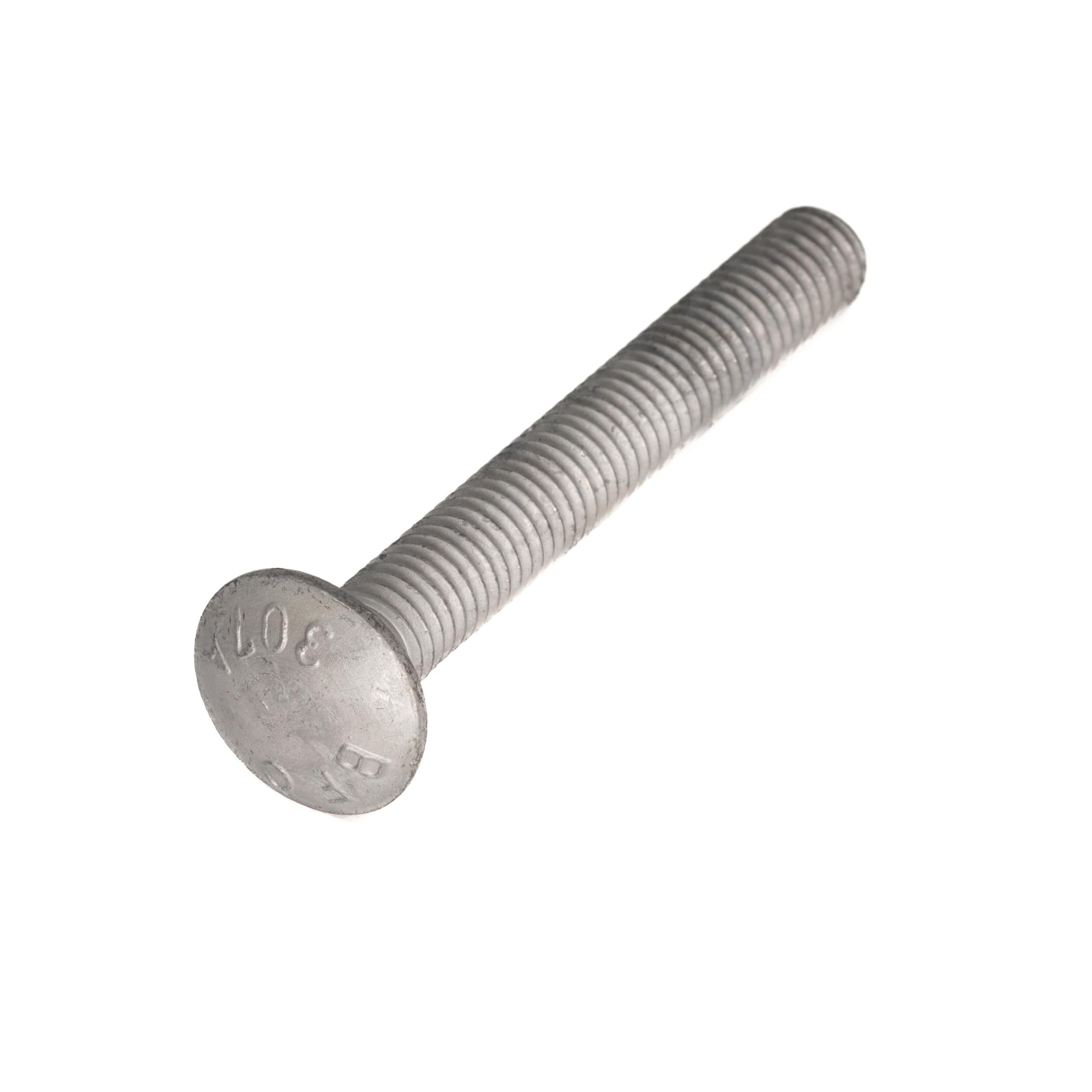 3/4"-10 x 4 Hot Dipped Galvanized Carriage Bolt, Grade A, Full Thread, Quantity 25 - by Fastener Depot, LLC