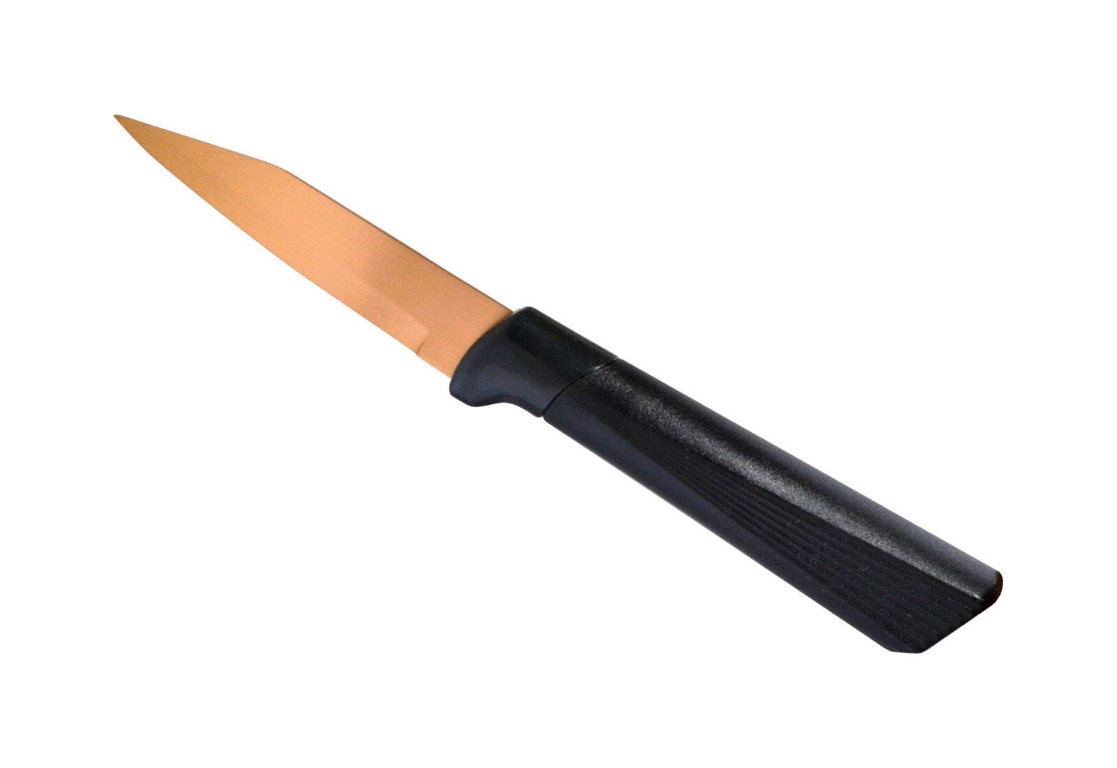 3 pc Copper Coated Knife Set
