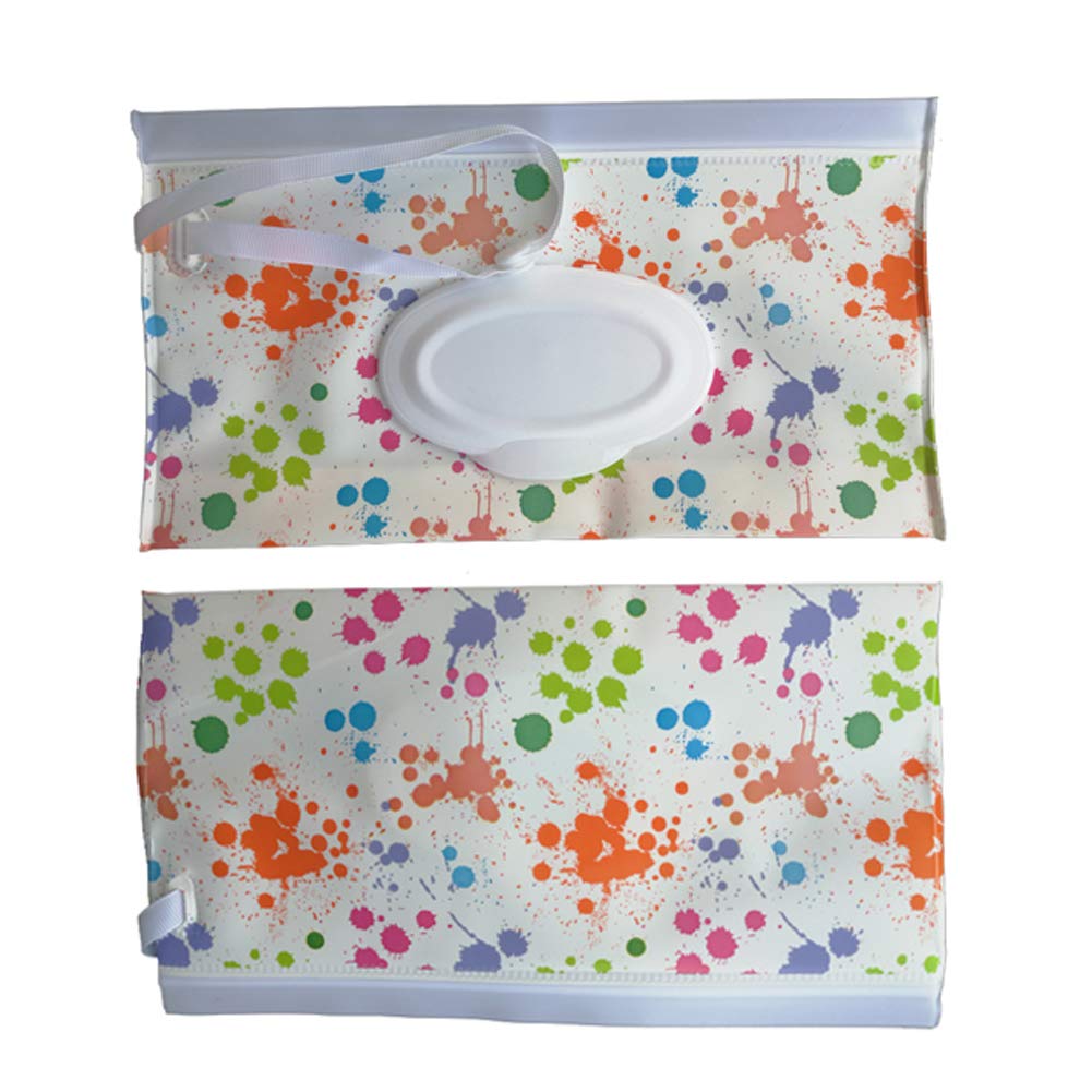 4 pack Reusable Eco Friendly Durable Portable Wet Wipe Pouch,Travel Wipes Bag Travel Wipes Dispenser Wipe Pouches Baby Wet Wipe Cases
