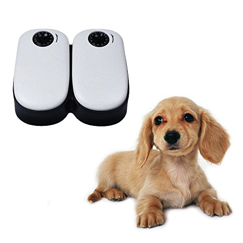 2-Meal Automatic Pet Food Feeder for Dogs & Cats, Pet Food Dispenser for 2 Meals Within 48 Hours, Free Ice Pack Included to Keep Food Fresh