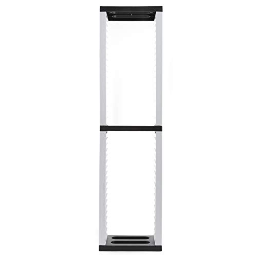 Auliuakz Disk Storage Rack -36 Games CD Disk Storage Rack Shelf Storage Tower Protective Stand for PS5 Switch