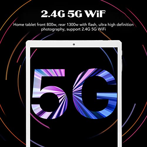 10.1 Inch Android 11 Tablet, 4GB 64GB 1080x1920 HD 10 Core 2.4G/ 5G WiFi Front 800W Rear 1300W Dual Camera Calling Tablet 8000mAh, Support 128G Memory Card, Portable Tablet for Office School(#2)
