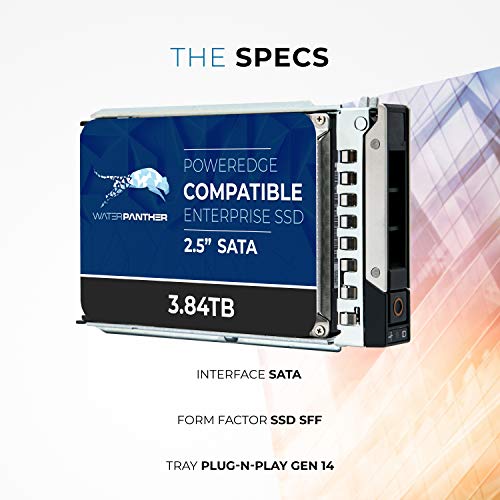 3.84TB SATA 6Gb/s 2.5" SSD for Dell PowerEdge Servers | Enterprise Drive in 14G Tray