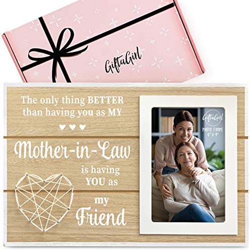 GIFTAGIRL Mother in Law Mothers Day or Birthday Gifts - Lovely Mother in Law Gifts with a Beautiful Message and Meaning, A Very Unique Gift Idea for Any Occasion, and Arrive Beautifully Gift Boxed