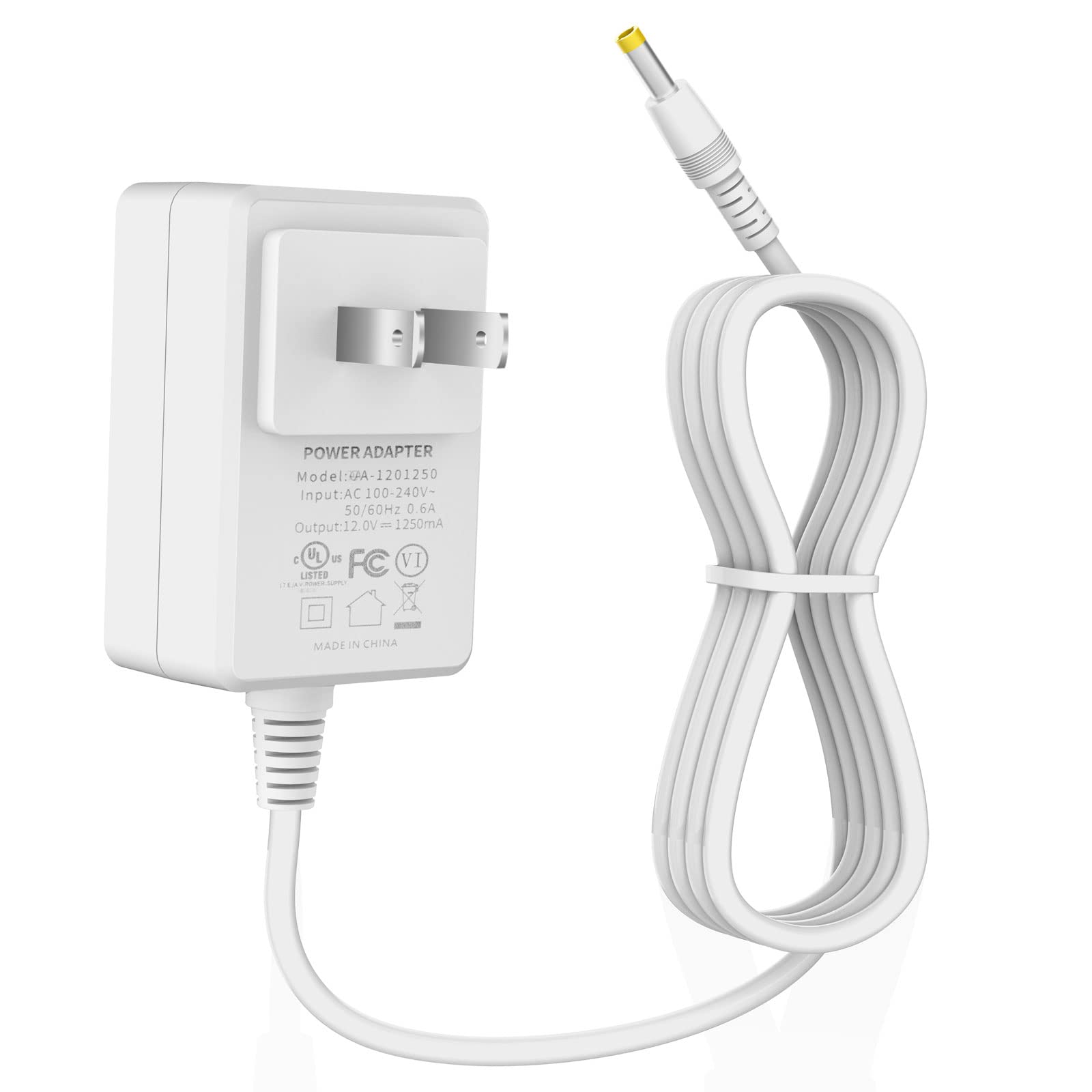 15W Power Cord for Amazon Echo Dot (3rd Gen) Echo Dot with Clock Echo Show 5 Echo Spot Charger AC DC Adapter Supply