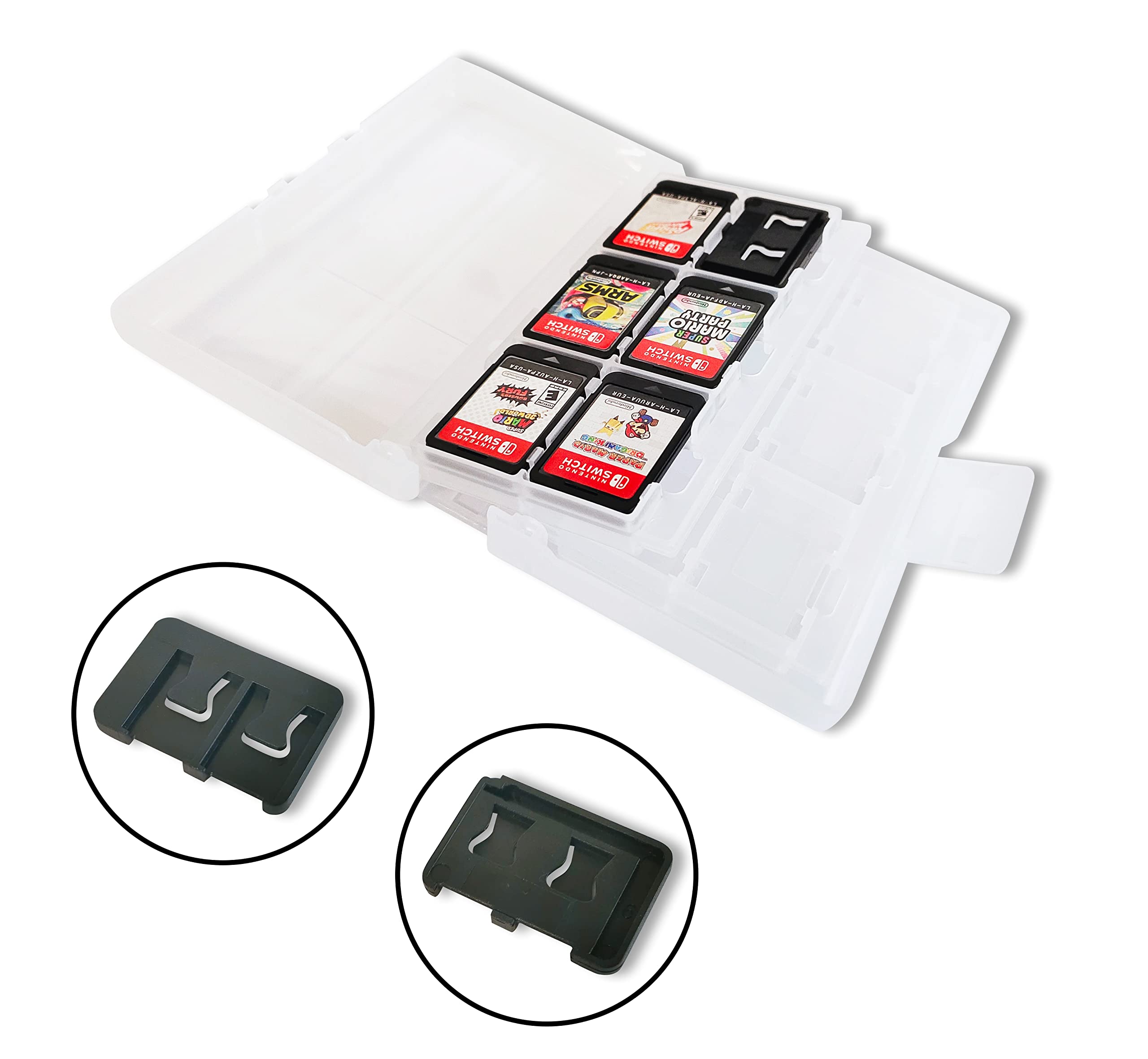 24 Slots Holder for Switch Game Case, Nintendo Switch Game Case, Nintendo Switch Game Holder, Switch Game Holder, Nintendo Accessories, Nintendo Switch Stuff, Nintendo Switch Oled Accessories