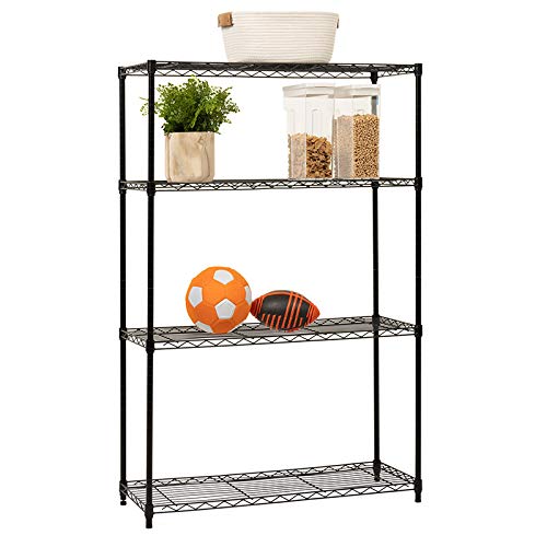 14x36x54 Inch 4-Shelf Storage Shelves Heavy Duty Shelving Unit for Kitchen Metal Shelves Garage Organizer Wire Rack Shelving Storage Unit Shelf Adjustable Utility NSF Certification Commercial
