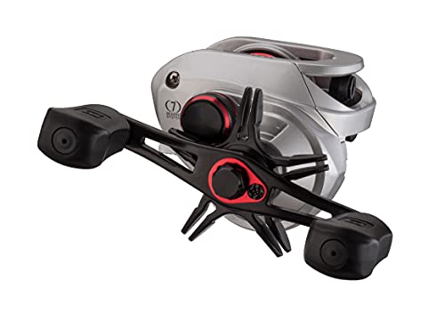13 FISHING - Origin F1 - 6'7" M Baitcast Combo - 8.1:1 Gear Ratio - Right Hand Retrieve (Fast Action) (Fresh) - OF18.1-67M-RH, Silver/Red
