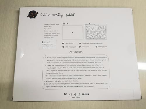 16 Inch Rechargeable LCD Writing Tablet, Erasable & Colorful Doodle Board with Eye-Protecting Large Screen, Educational Learning Toys for 3 4 5 6 7 Year Old Kids, Drawing Tablet Gift for Boys Girls