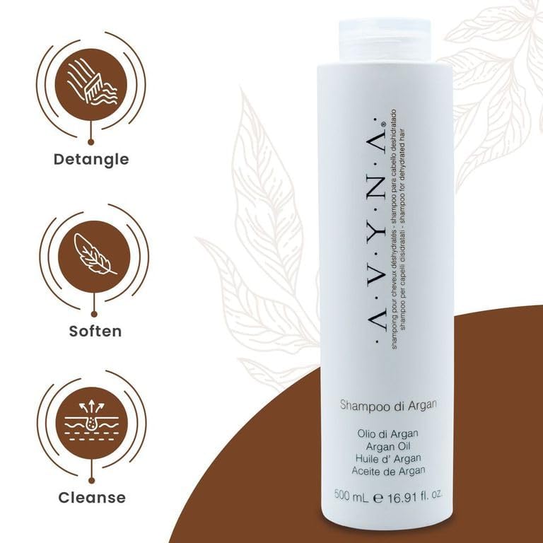 Avyna Shampoo laluronico Intensive Hair 500ml, 16.91 Fl Oz (Pack of 1)