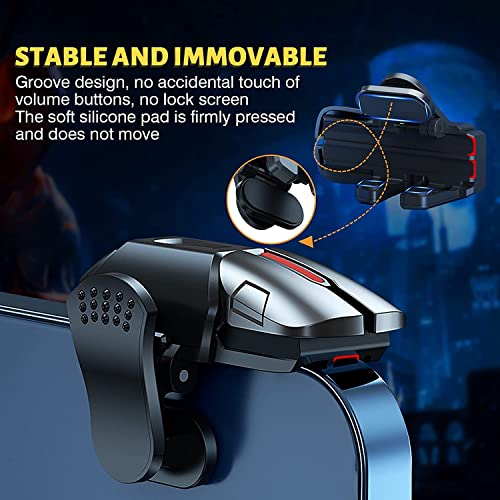13 in 1 PUBG Mobile Triggers Combo, L2R2 4 Triggers Mobile Phone Controller for PUBG/Fortnite/Call of Duty/Rules of Survival, Aim & Fire Trigger for iPhone & Android Phones