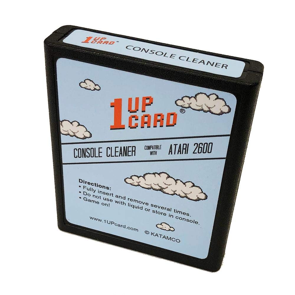 1UPcard Console Cleaner Compatible with Atari 2600 Video Game System