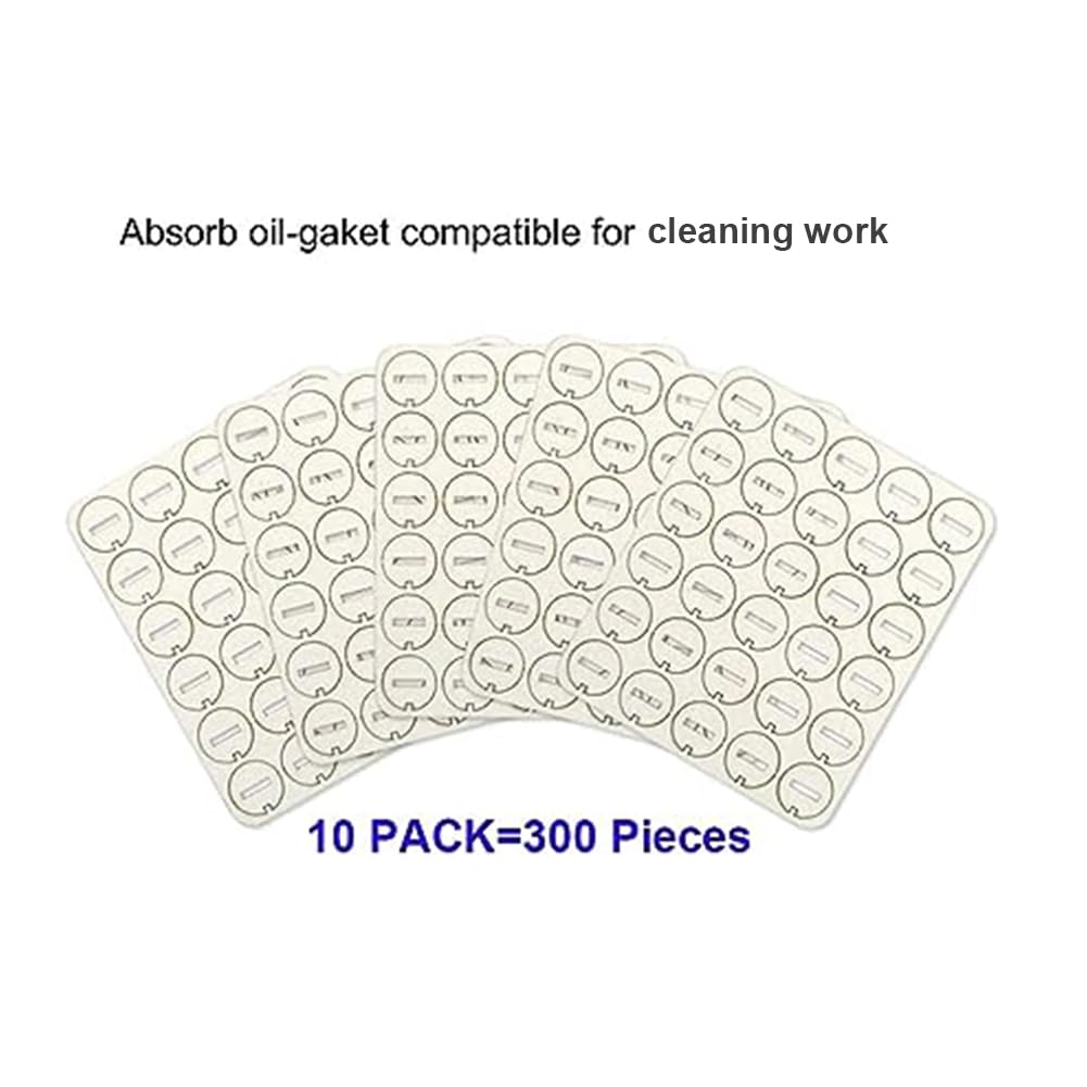 300PCS Cotton Absorption Gaskets and A tweezer for i-q-s Cleaning