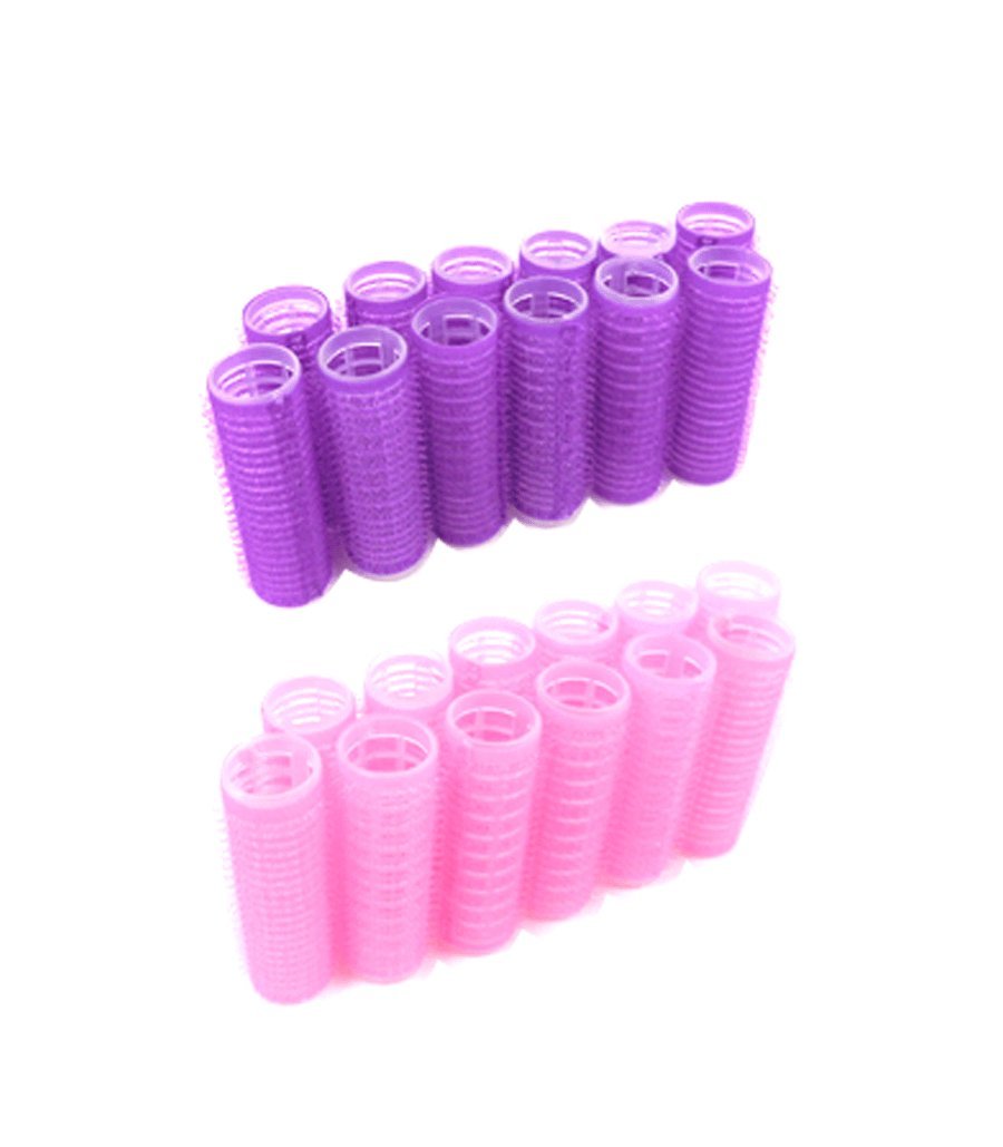 24pc x 3/4" Diameter Self Grip Hair Rollers Pro Salon Hairdressing Curlers Small