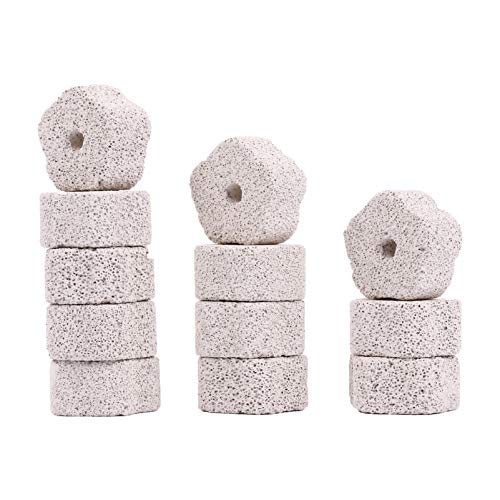 balacoo 12Pcs Small Animal Chew Toys Lava Bites Toy Pet Teeth Toy Molar Toy Biting Toy Pet Supplies for Guinea Hamster Rabbit Rat