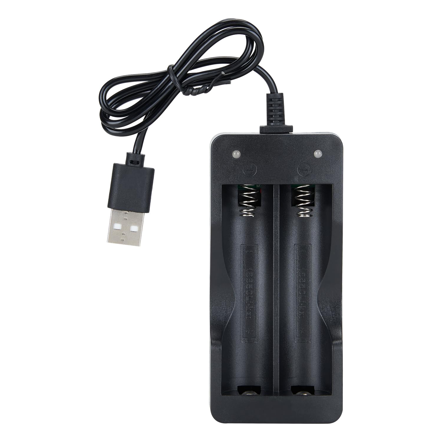 2PCS Rechargeable 9900mAh 3.7 Volt Battery High Capacity Batteries, with 2-Bays Smart Battery Charge for 18650 26650 14500 16340