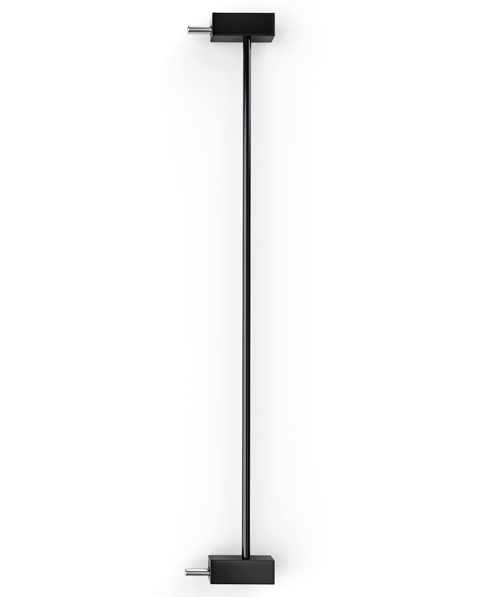 OTTOLIVES Metal Baby Gate Pet Gate 2.7 Inches Gate Extensions for Stairs & Doorways Baby Gate with a Anti-Collision Slot (Black)