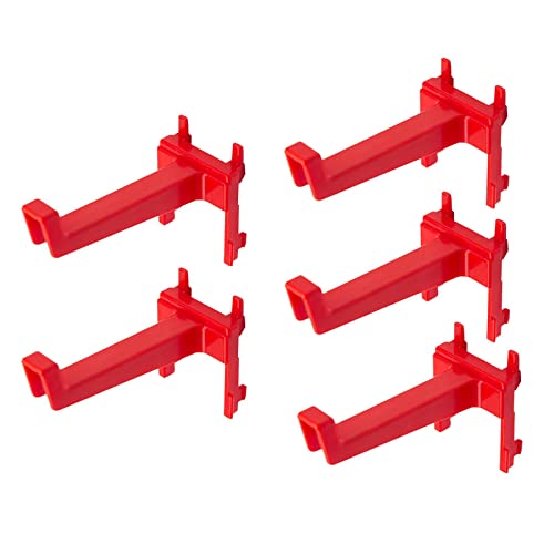 10Pcs Wall Mounted Hole Board Hook Organizer Professional Durable Portable Garden Yard Tool Multipurpose Storage Rack Hanger Hook Shed, Big Single Hook