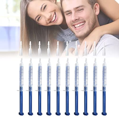10Pcs White Gel, 44% Teeth Whitening Kit, 44% CP Teeth Whitening Gel, White Dental System at Home Teeth Whitening Kit