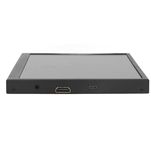 10.1in Monitor, Built in Speaker 170 Degree Full Viewing Angle IPS Normally Black Monitor HD Multimedia Interface High Resolution for Industrial Equipments (Capacitive Touchscreen)