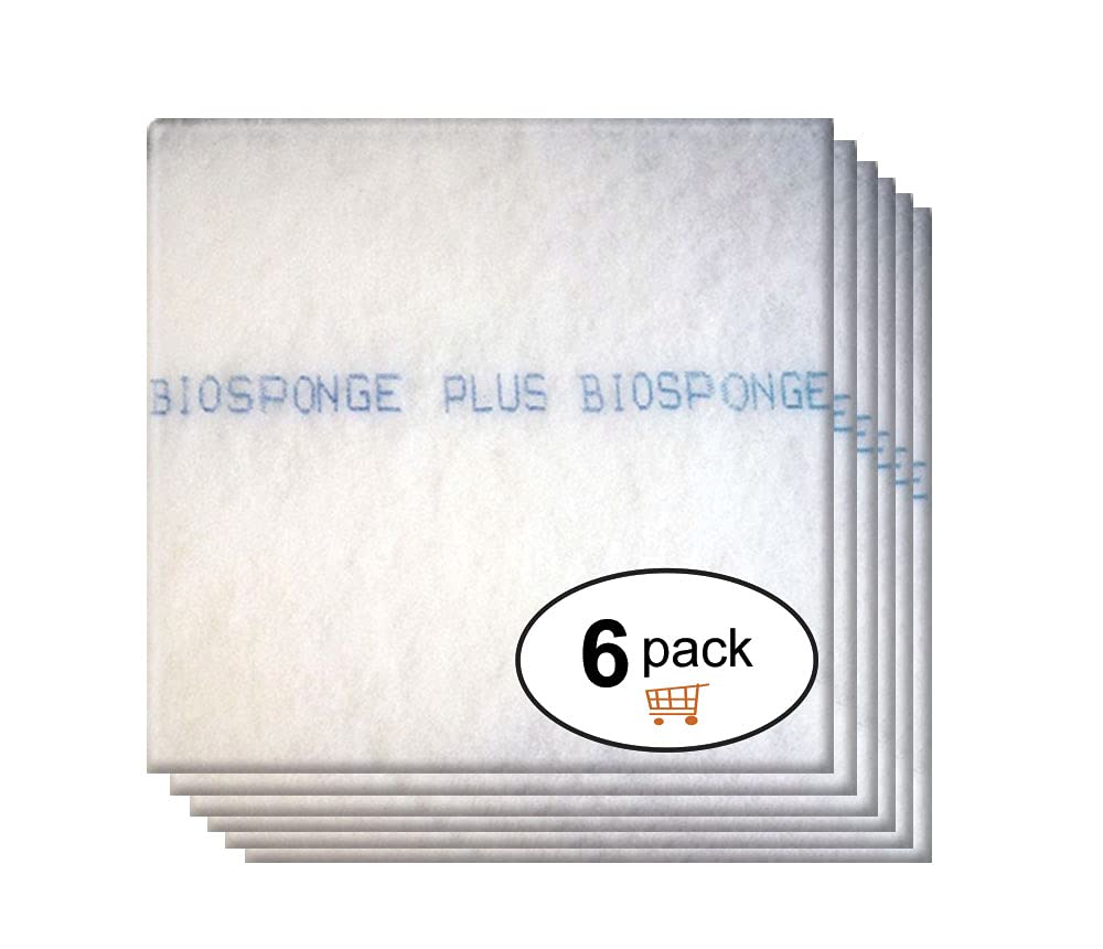 16 x 20 BioSponge plus air filter refill (6 pack) One year supply
