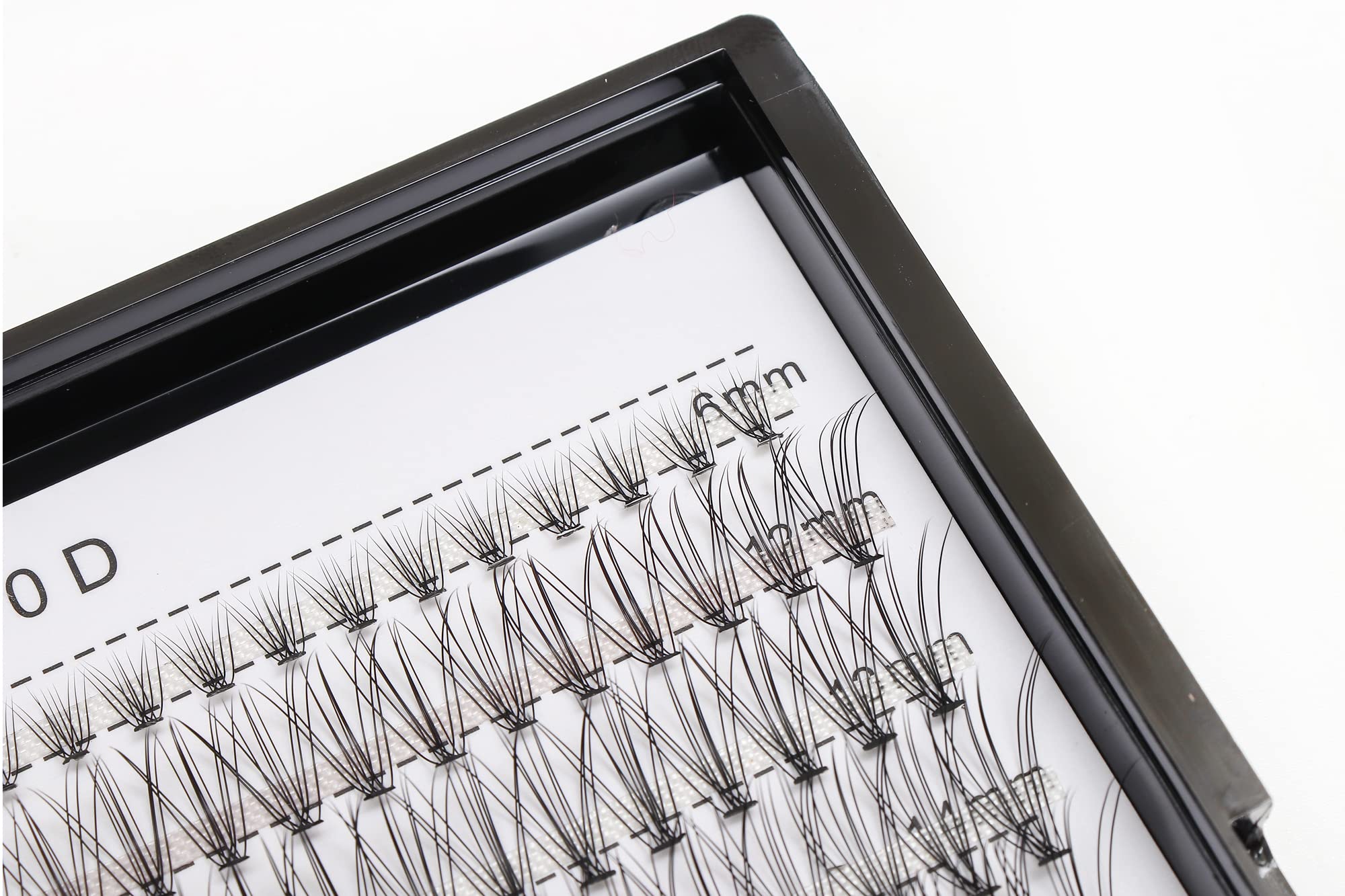 Bodermincer 10D 20D 240pcs Cluster Eyelash Extensions 8-9-10-11-12mm Mixed/ 10-11-12-13-14mm Mixed/12-13-14-15-16mm Mixed Eyelash Clusters Lash Extension Individual Lashes for Self Application