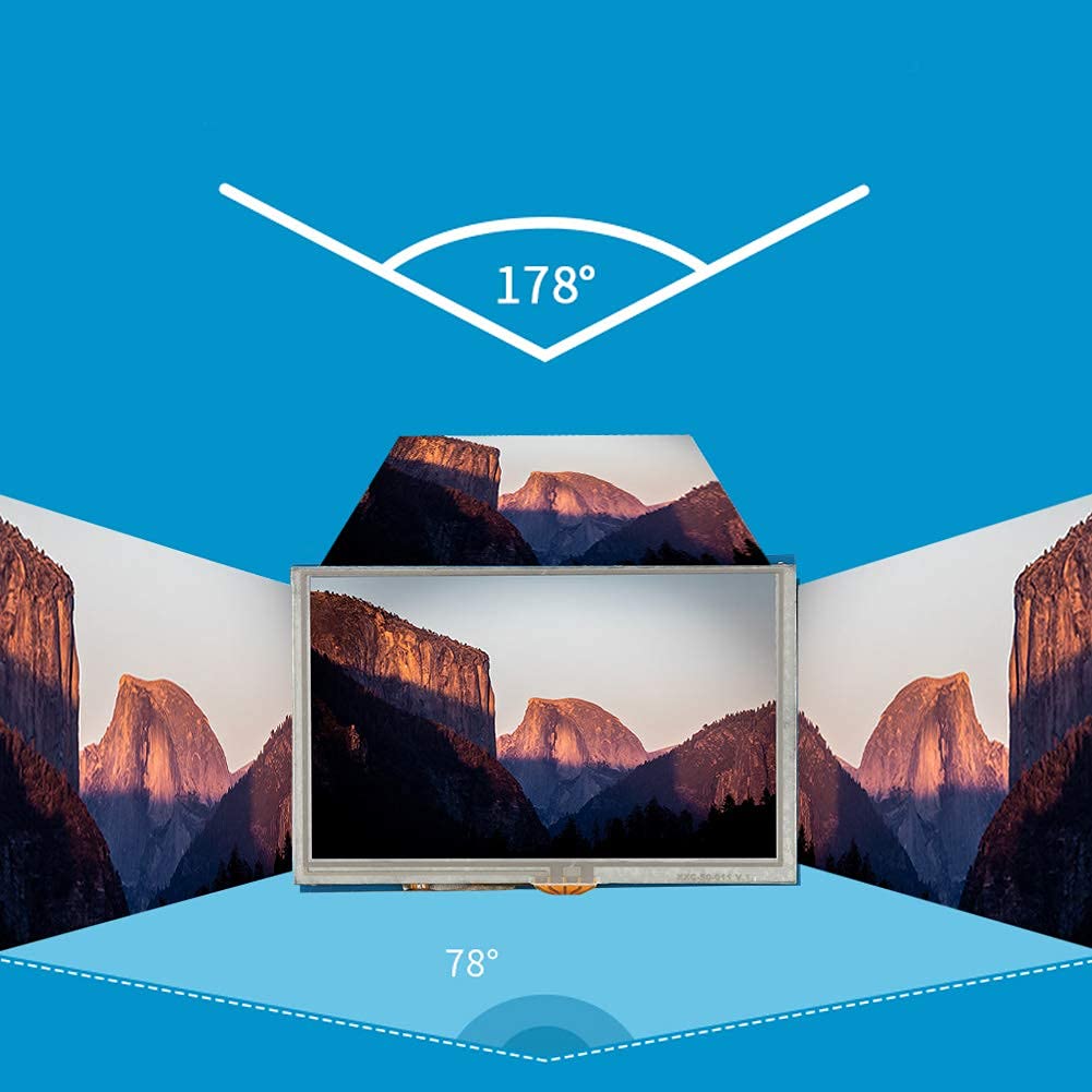 5 Inch LCD 800x480 HD Resolution HD Display for PI3 PI2/B+ Monitor,Support Standard Interface Input
