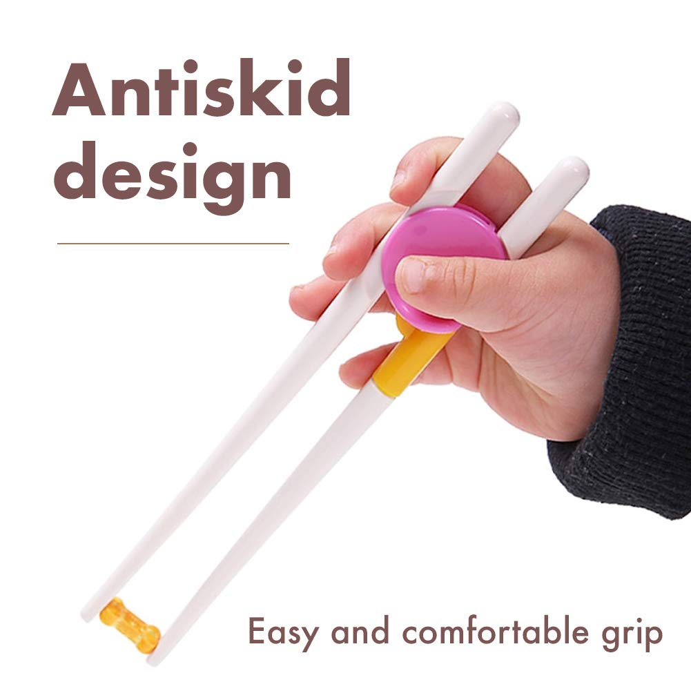 5 Pairs Easy to Use Cheater Training Chopsticks for Children and Adults Fashion Helper Training Toy Reusable Kids Learnings Chopstick