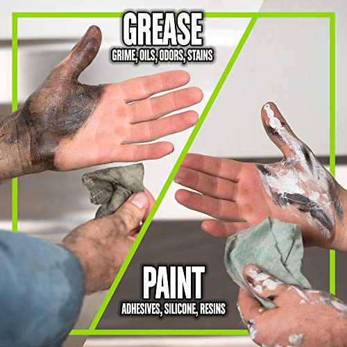 Grip Clean | Heavy Duty Hand Wipes & Cleaning Wipes for Hands, Tool, & Surfaces. Waterless Hand Cleaner For Auto Mechanics & Tool Cleaner Wipes- Citrus Scented Cleansing Wipes Remove Grease, Oil, Paint, Inks & more (72ct)