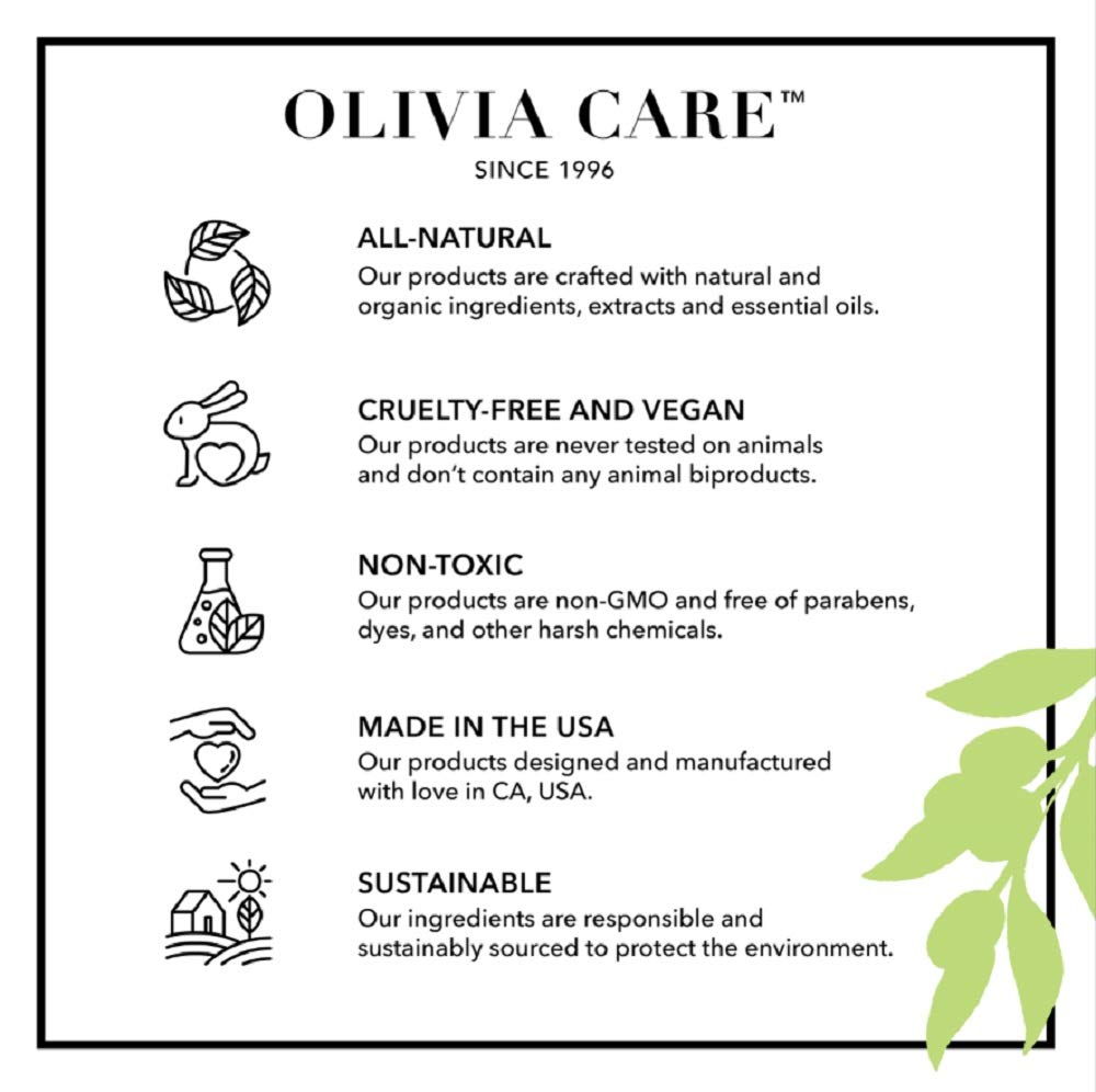 Olivia Care Liquid Hand Soap Mandarin & Coconut. All Natural- Cleansing, Germ-Fighting, Moisturizing Hand Wash for Kitchen & Bathroom - Gentle, Mild & Natural Scented - 18.5 OZ