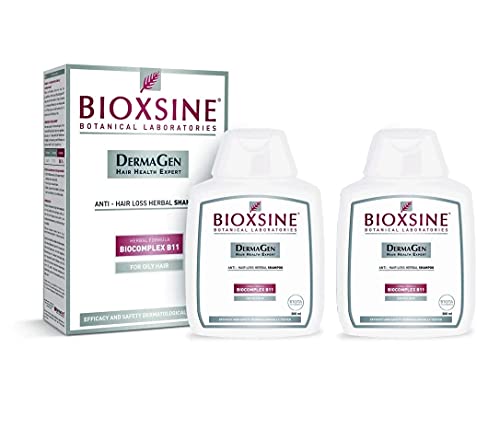 2x 300ml BIOTA Bioxsine Advanced Herbal Care Shampoo OILY CARE FORMULA For Intensive Hair Loss