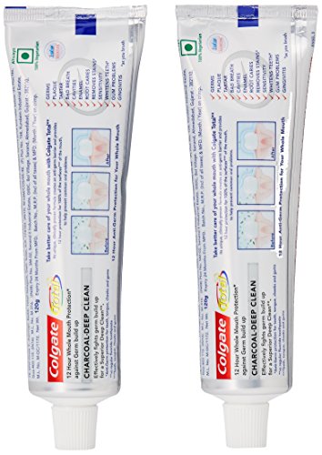 2 X Colgate Total Charcoal Toothpaste - 120 g x 2