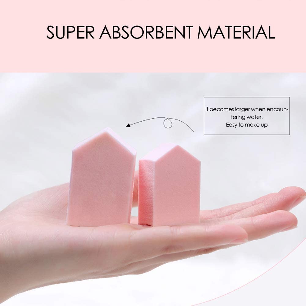 25 PCS Makeup Blenders Sponges Set, Use for Dry and Wet, Perfect for Full Face Curve Blending, Cream, Liquid, Powder Foundation Cosmetics, Latex Free & Soft & Flexible, Pentagon