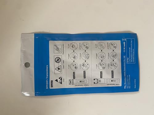 10G Multimode SFP+ LC Module, 10GBase-SR Fiber Transceiver for Ubiquiti UniFi UF-MM-10G, Mikrotik, Netgear, D-Link,TP-Link and More (MMF,850nm,300m,DDM) 2 Pack