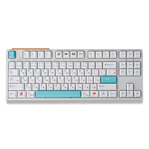135 Keys Japanese Sushi Keycaps Cherry Profile Dye-Sub PBT Keycap Compatible with GH60 / GK64 / GK61 / 68/87/104 for Mechanical Gaming Keyboard Gateron Kailh Cherry MX Switches