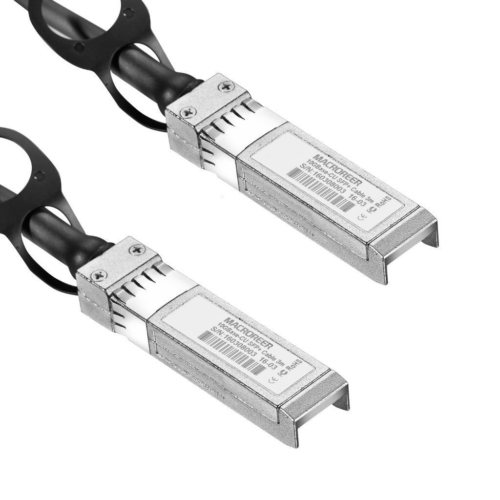 10GbE SFP+ DAC Copper Cable, 10GBASE-CU Gigabit Ethernet Direct Attach Twinax Cable for for HP J9283B Aruba ProCurve, 3-Meter Passive Low Power Passive Mini GBIC Transceiver Module DAC Cables
