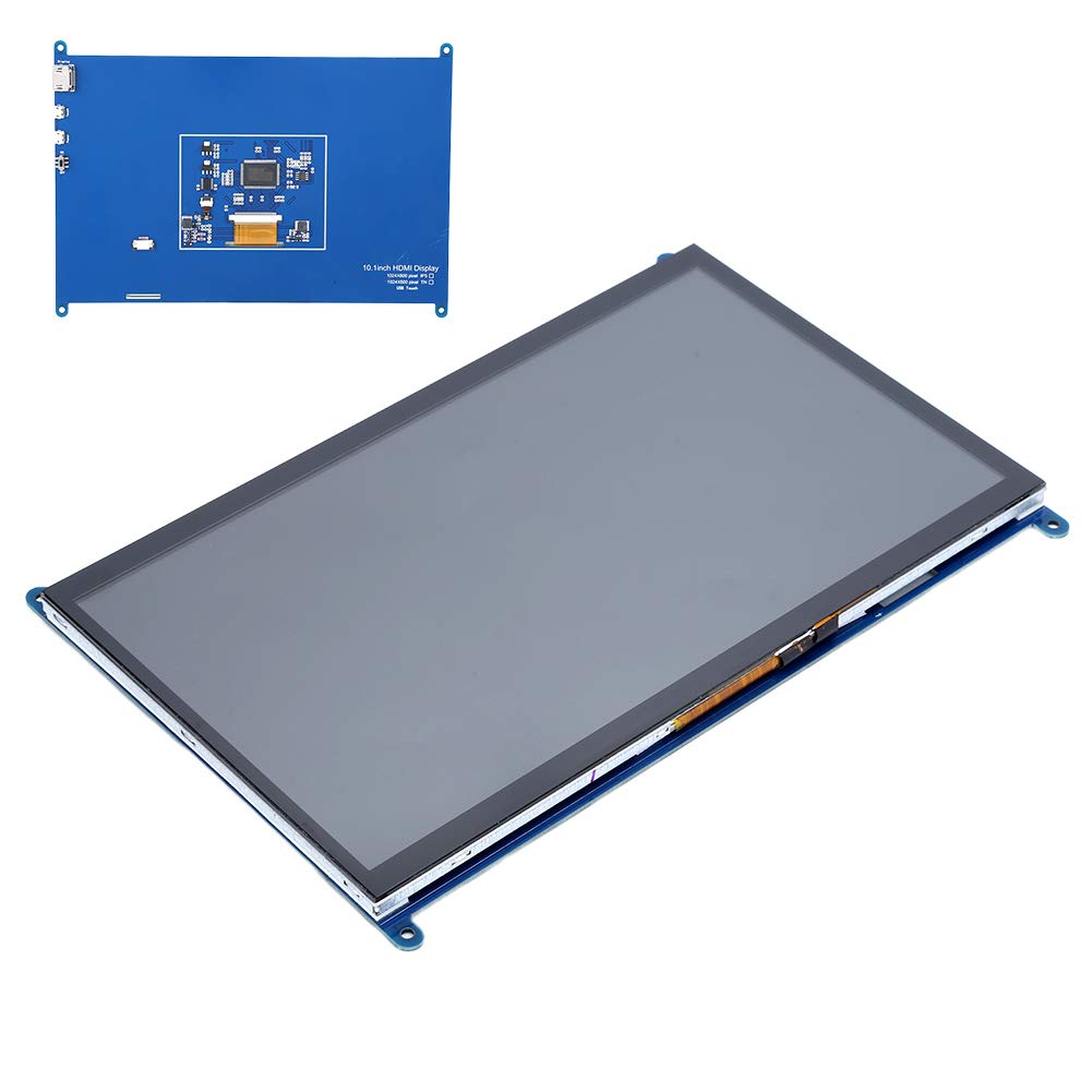 10in Touch Screen, 1024×600 LCD Display with Charging Cable, for Raspberry Pi 4 Screen, for Raspberry Pi/Windows/Ubuntu/Raspbain/Ulinx/Linx