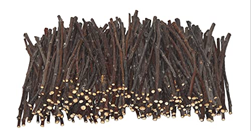 250 Apple Skinny Twig Chews for Rabbits, Guinea Pigs, Chinchillas and Other Small Animals