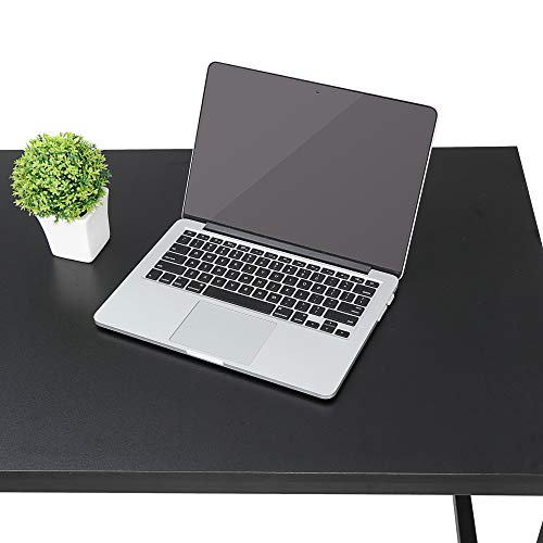 HANGKAI 47Inches Modern Simple Writing Computer Desk PC Laptop Sturdy Table Workstation for Office Work
