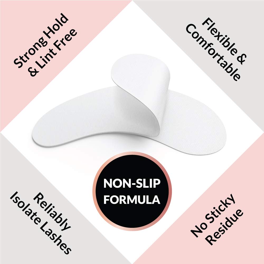 100 Pairs Under Eye Pads for Lash Extensions - Lint Free Hydrogel Eye Patches with Vitamin C & Moisturizing Aloe Vera For Eyelash Extension & Lash Lift - Professional Esthetician Gel Undereye Eyepads