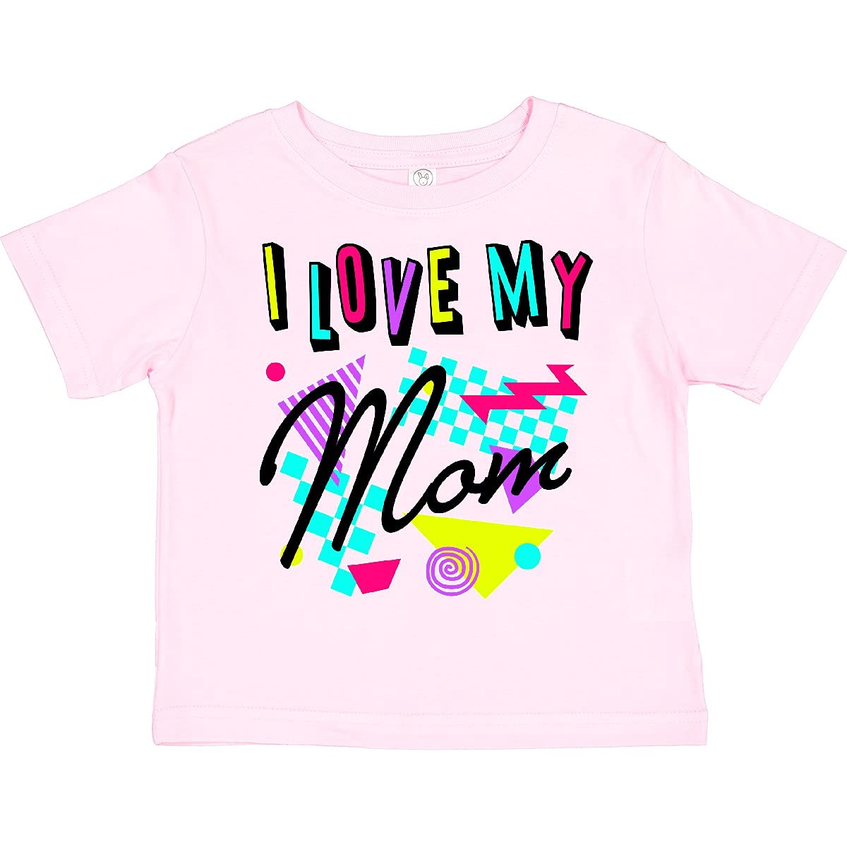 inktastic I Love My Mom- 80s Retro Style Toddler T-Shirt 3T Pink 318cb