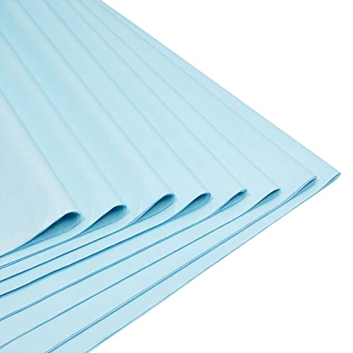 160 Sheets Blue Tissue Paper for Gift Wrapping Bags, Bulk Set for Birthday Party, Holidays, Art and Crafts (15 x 20 in)