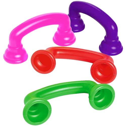 16 Reading Phones [16 Pack] Auditory Feedback Whisper Phone Classroom Manipulative, Speech Therapy Toy Tool - Accelerates Reading Fluency & Pronunciation, Phonic Materials by 4E’s Novelty
