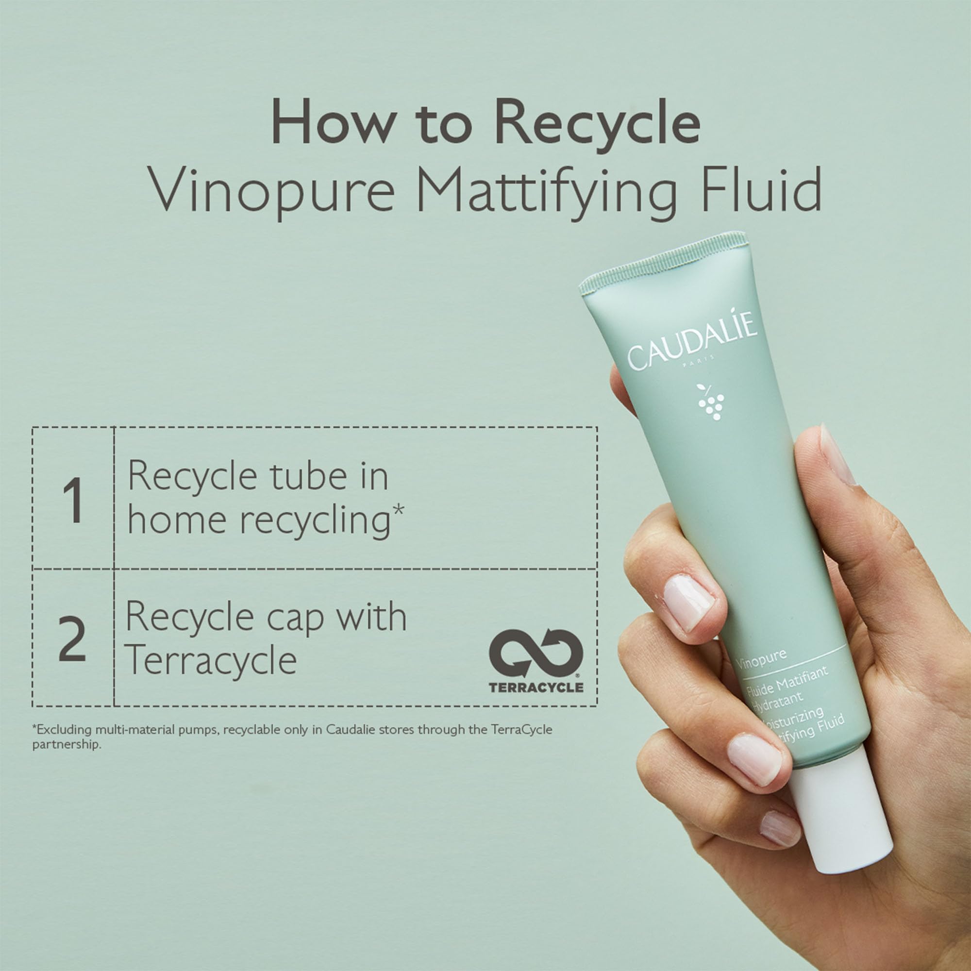 Caudalie Vinopure Oil Control Moisturizer for Acne Prone Skin, Hydrating & Mattifying Moisturizer, 1.35 Fl Oz