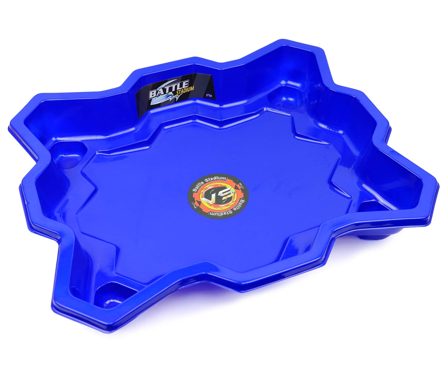 17Tek Bey Stadium Battle Arena Training Ground for Beyblade Battling Game (Blue)