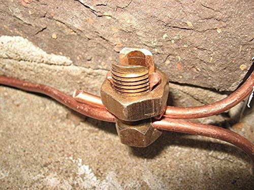 100 pcs Copper High Strength Split Bolt Connectors 4 Ga to 8 Solid UL